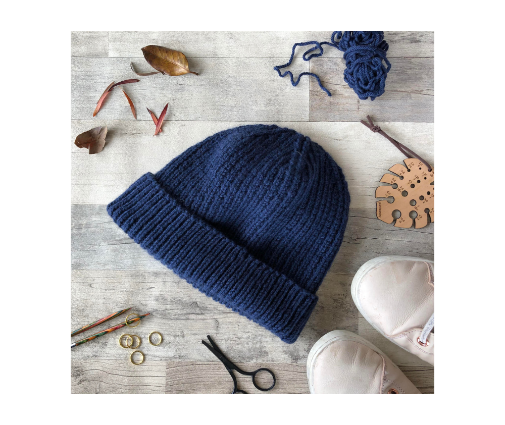 Broken Rib Hat Knitting Pattern by Purl Foundry – Sew It