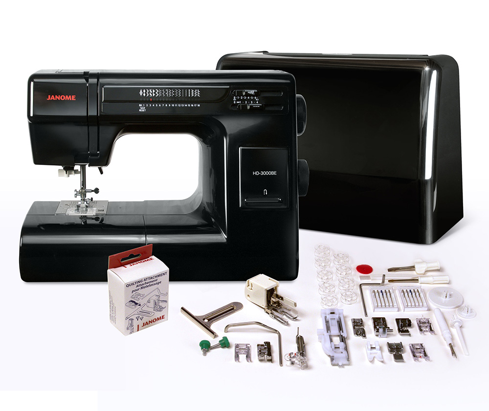 Janome HD-3000BE Heavy Duty Mechanical Sewing Machine – Sew It