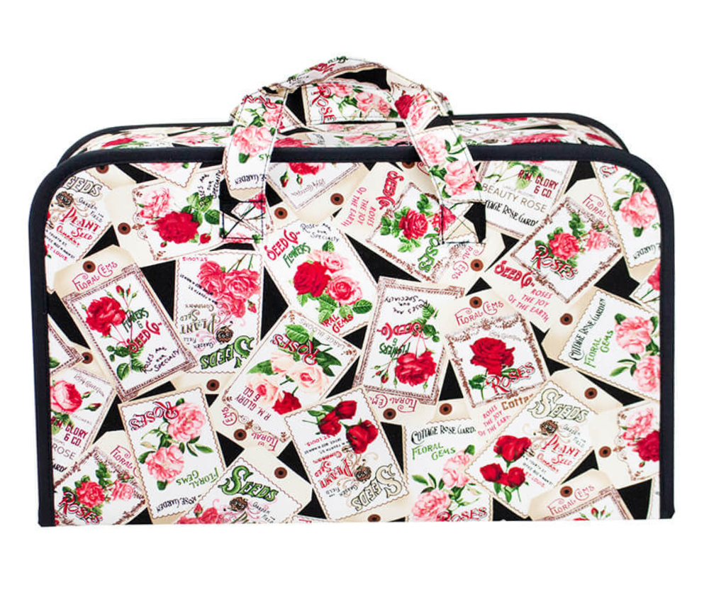 Sewing Storage Case Rose Print - For Sewing, Knitting & Craft – Sew It