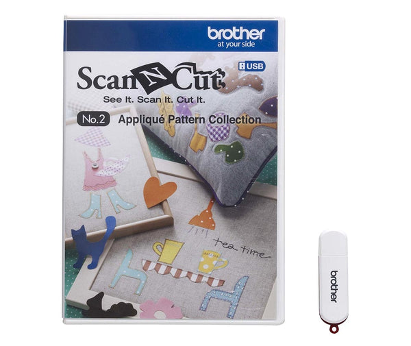 Brother Scan N Cut Applique Pattern Collection - USB2 – Sew It