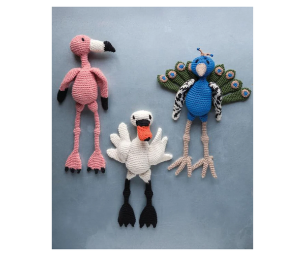 Edward's Menagerie: Birds- Over 40 Soft Toy Patterns for Crochet Birds ...