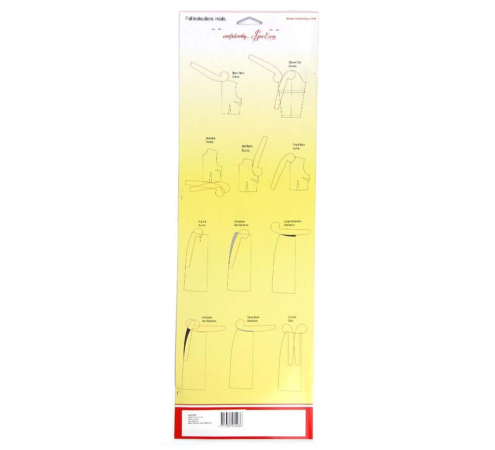 Sew Easy French Curve Ruler With Grading Rule – Sew It