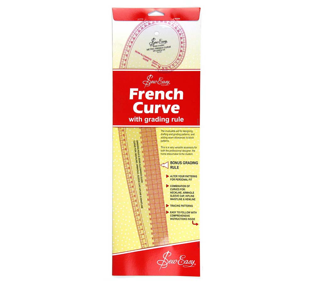 Sew Easy French Curve Ruler With Grading Rule – Sew It