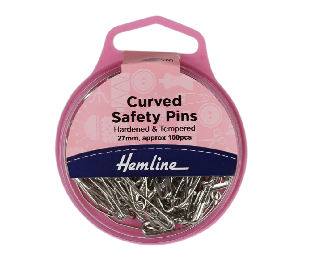 Hemline Curved Safety Pins 27mm – Sew It