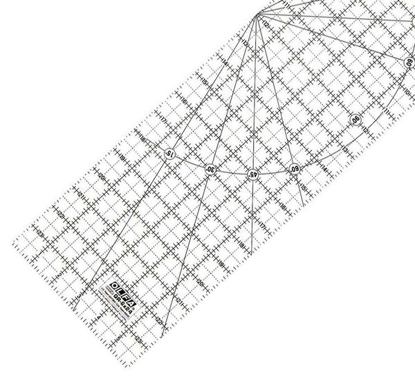 OLFA® 6" X 24" Frosted Acrylic Quilting Ruler – Sew It