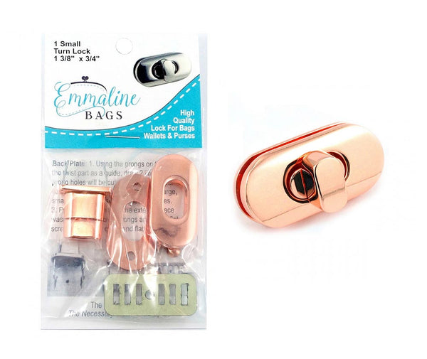 Small Turn Lock - Copper by Emmaline Bags – Sew It
